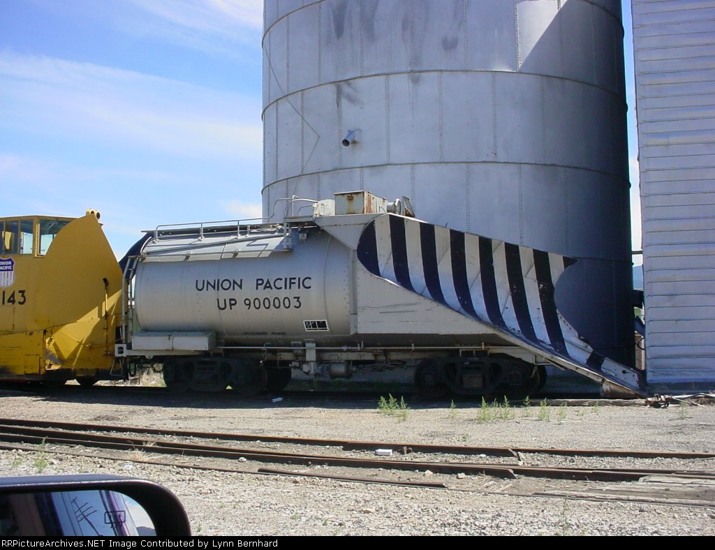 UP 900003 Snow Plow built on an old Vanderbilt tender
